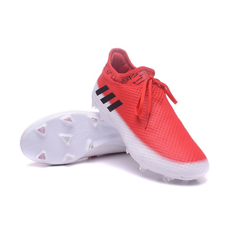 adidas Messi 16+ Pureagility FG Soccer Cleats Red Black